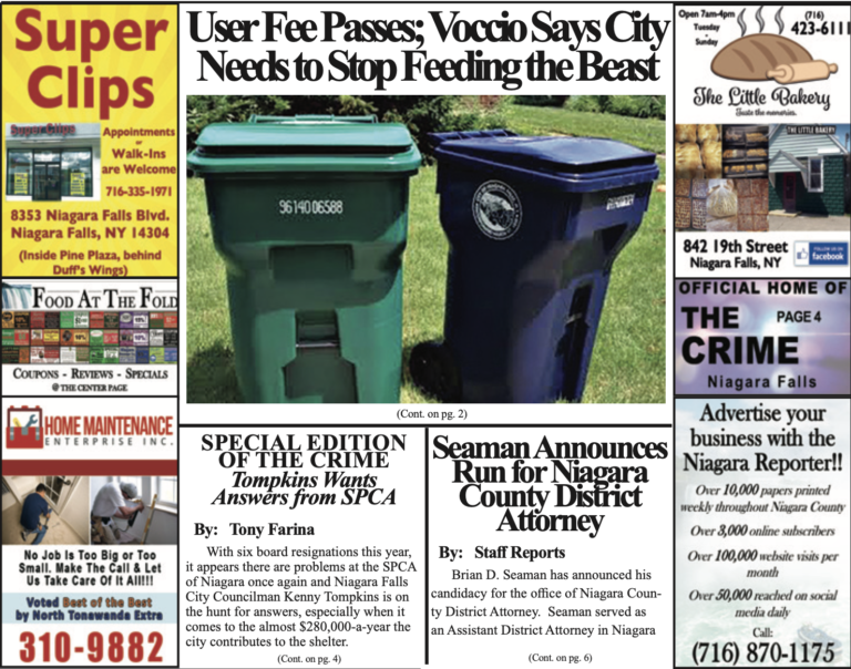 November 27th, 2019, Edition of the Niagara Reporter Newspaper - The ...