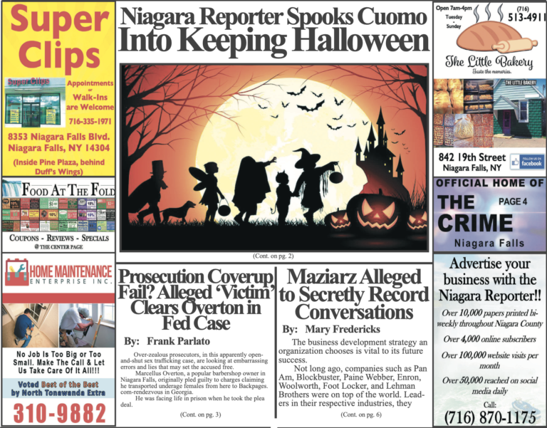 September 16th, 2020, Edition of the Niagara Reporter Newspaper - The ...